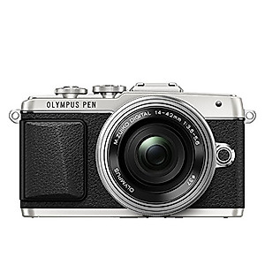 Olympus E-PL7 16MP Mirrorless Digital Camera with 3-Inch LCD with 14-42mm EZ Lens (Silver) - International Version