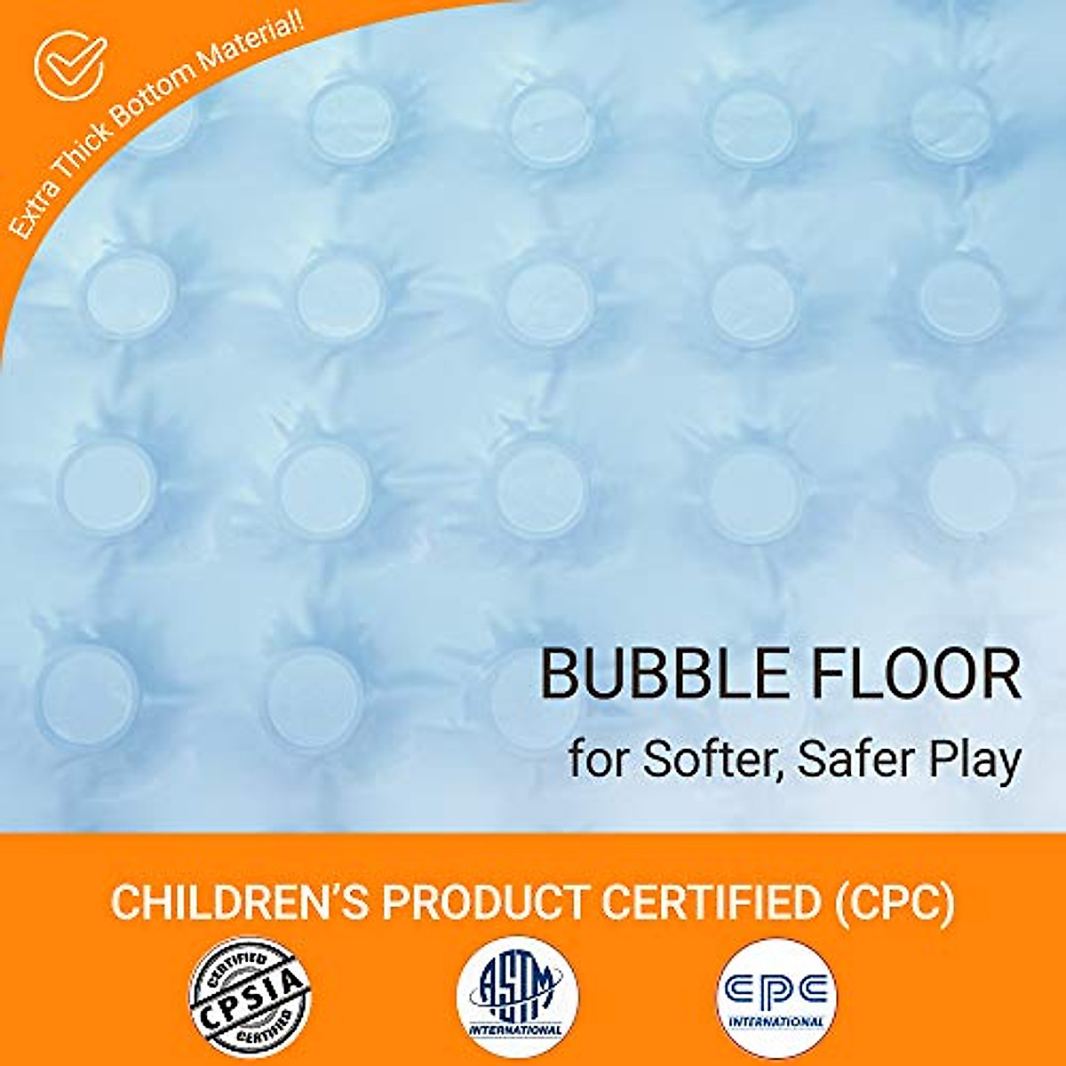 AsterOutdoor Inflatable Swimming Pool Full-Sized Above Ground Kiddle Family Lounge Pool, 80"x 55"x 23" Thickened, Blow Up for Backyard, Garden, Party, Blue