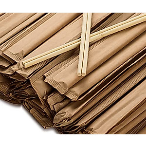 Bamboo Chopsticks Genroku 21cm - 100 Pairs | Sustainable Bamboo | Individually Full Cover Wrapped | Japanese Hashi | Ohashi |
