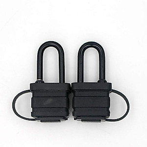 40mm 2-Heavy Duty Waterproof Padlock - Ideal for Home, Garden Shed, Outdoor, Garage, Gate Security (2 Pieces Set, Send a Small Password Lock)