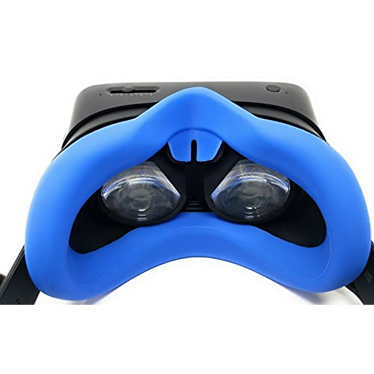 Silicone Front Face Pad Mask Cover Accessories for Steam Valve Index VR Headset (Blue)