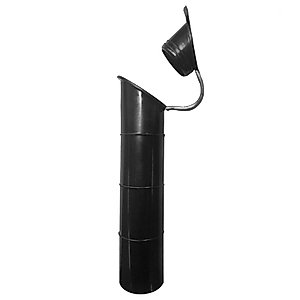 HZFLY Rubber Rod Holder, Rubber Holder Inner Sleeve, Fishing Pole Holder Inner Sleeve with Oblique Cover 30 Degrees Oblique, Fishing Boat Accessories