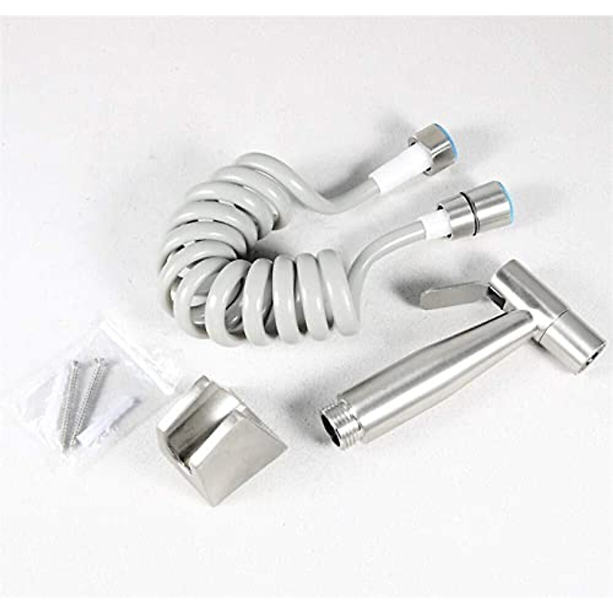 JIYTG Stainless Steel Portable Spray Kit 304 Stainless Steel Bidet Sprayer Toilet Spray Gun Faucet Booster Bidet Sprayer