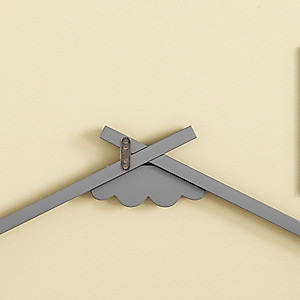 LostCat Twin Size Floor Bed with House-Shaped Bedside Design, Montessori Bed with Guardrails for Kids Boys Girls, Wood Slat Support, No Box Spring Needed, Grey