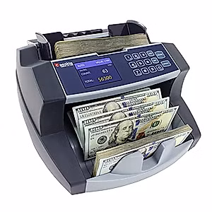Cassida 6600 UV/MG – USA Business Grade Money Counter with UV/MG/IR Counterfeit Detection – Top Loading Bill Counting Machine w/ ValuCount™, Add and Batch Modes – Fast Counting Speed 1,400 Notes/Min