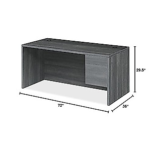 HON 10500 Series Right Pedestal Desk