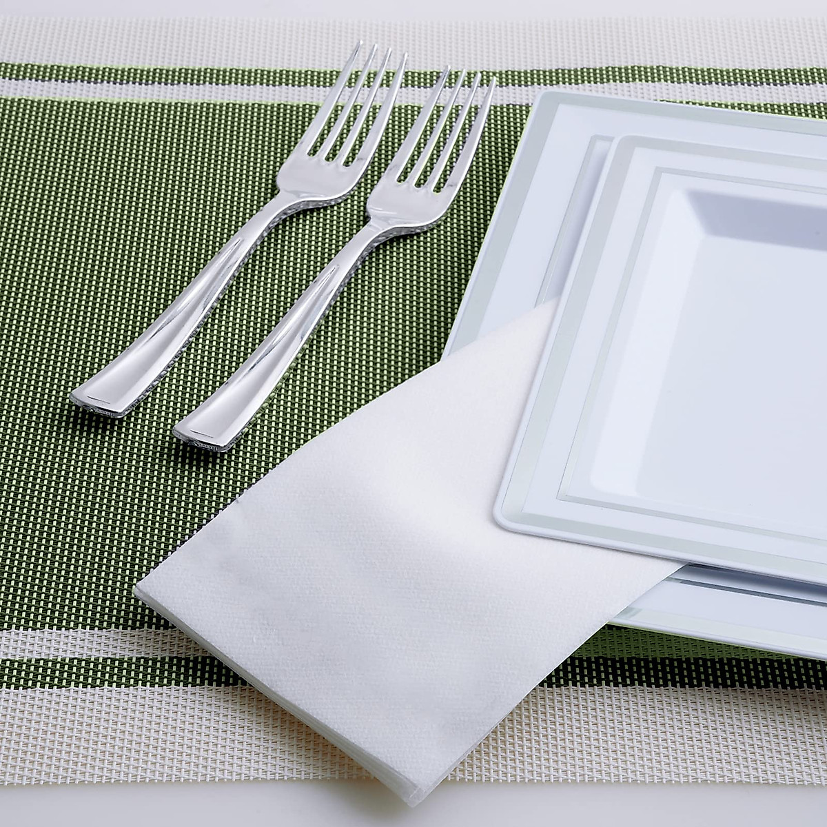 100PACK Disposable Hand Towels for Bathroom, Soft and Absorbent Paper Guest Towels Disposable Decorative Bathroom Hand Napkins for Kitchen, Parties, Weddings, Dinners