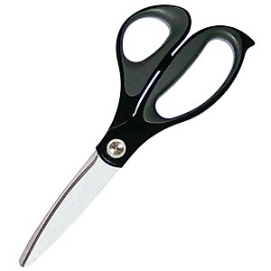 Plus Fit Cut Curve Scissors, Large, Black (35062)