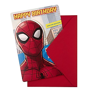 Hallmark Birthday Card For Kids - Spider-Man Design With Activity