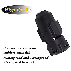 2 Packs Impact Protective Boot 2767-20 for Milwaukee M18 FUEL 1/2 Torque Impact Wrench 49-16-2767 & 2863-20 Electric Tools Black