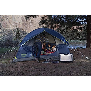 Coleman Sundome Camping Tent, 3 Person, Navy Blue