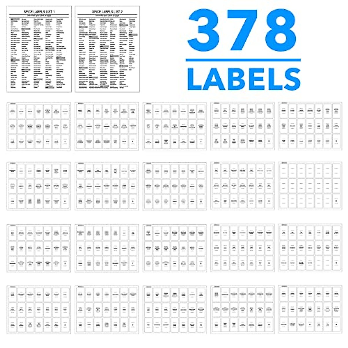 SpaceAid 24 Pcs Spice Jars with Bamboo Lids and Labels, Empty 4oz Glass Spice Bottles, Minimalist Farmhouse Spice Labels Stickers with Funnel, Seasoning Containers for Spice Rack, Cabinet and Drawer