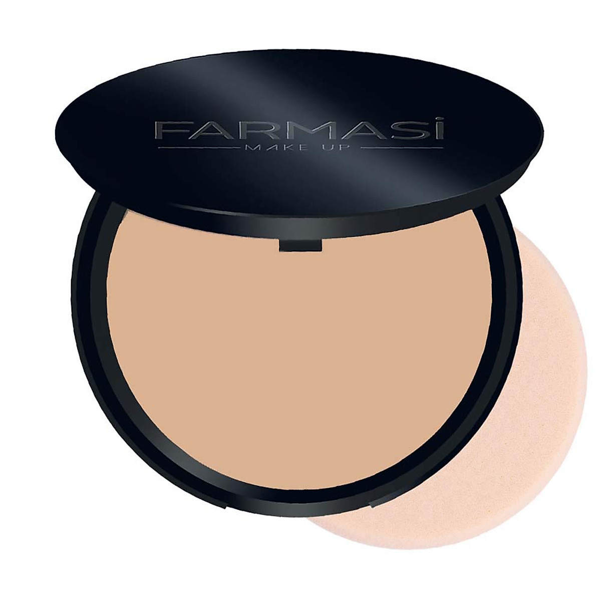 Farmasi Make Up Face Perfecting Pressed Powder, 14 g./0.49 oz. (03 - Neutral Medium- 1302477)