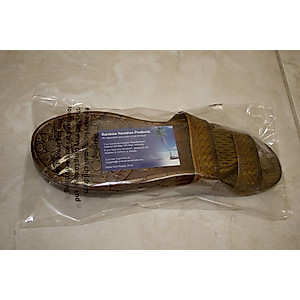 IMPERIAL SANDALS HAWAII Double Strap Jesus Style Hawaii Sandals Size 12 Women /10 men, Unisex Sandal for Women Men and Teens