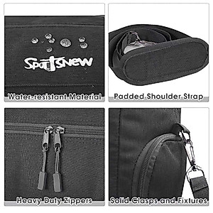 Sports Gym Bag with Wet Pocket & Shoes Compartment, Travel Duffel Bag for Men and Women Lightweight, Dark Gray