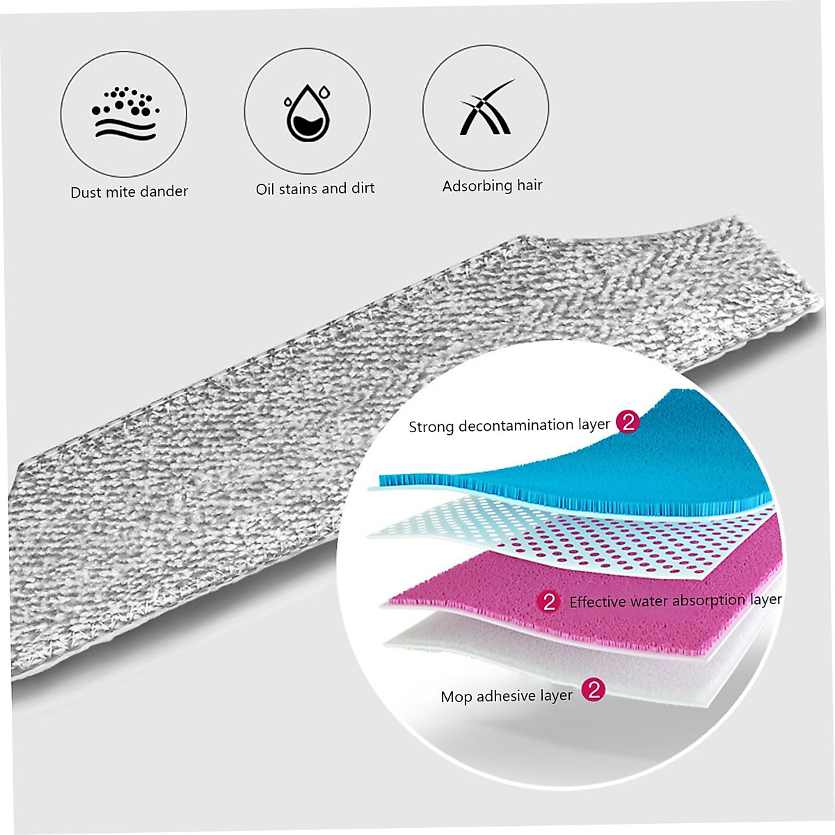 Hand Push Floor Sweepers, 3 in 1 Manual Vacuum Cleaner Mop, Floor Crumb Sweeper, Home Cleaning Sweeping Mop for Wooden Ttile Floor Rugs (Pink)