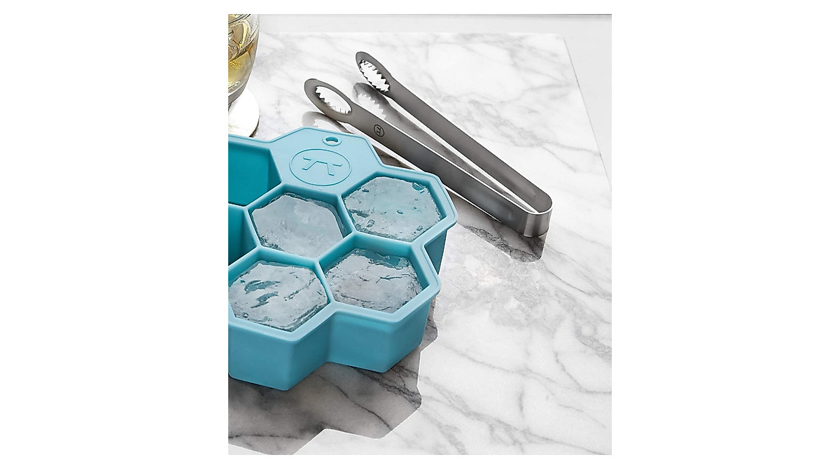 Outset Stainless Steel Ice Tongs - 8-Inch for Ice & Appetizers