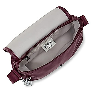Kipling Women's Sabian U Minibag, Lightweight Mini, Crossbody Bag, Burgundy Lacq