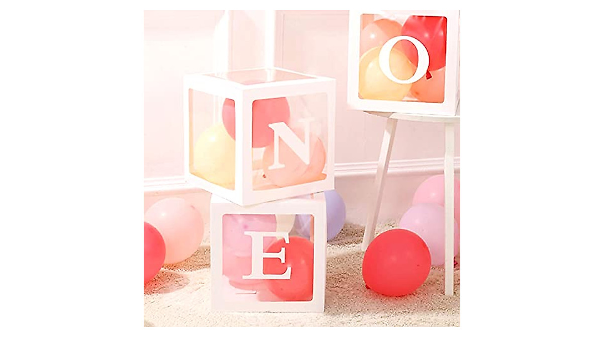 FUNTOOB Birthday Balloon Box for Parties & Celebrations
