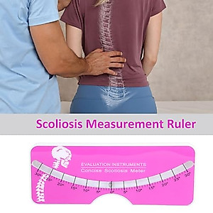 lazyfun Scoliosis Test Meter Medical Evaluation Adults and Child Scoliosis Testing Measuring Meter Scoliometer