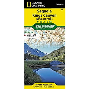Sequoia and Kings Canyon National Parks Map (National Geographic Trails Illustrated Map, 205)