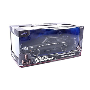 1995 Supra Black 1/24 Diecast Model Car by Jada 33380