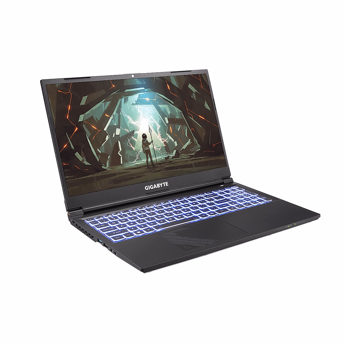 GIGABYTE G5 MF: 15.6" FHD 1920x1080 144Hz, NVIDIA GeForce RTX 4050 Laptop GPU, Intel Core i5-12450H, 16GB DDR4 RAM, 512G SSD, Win11 Home (G5 MF-F2US313SH),Black