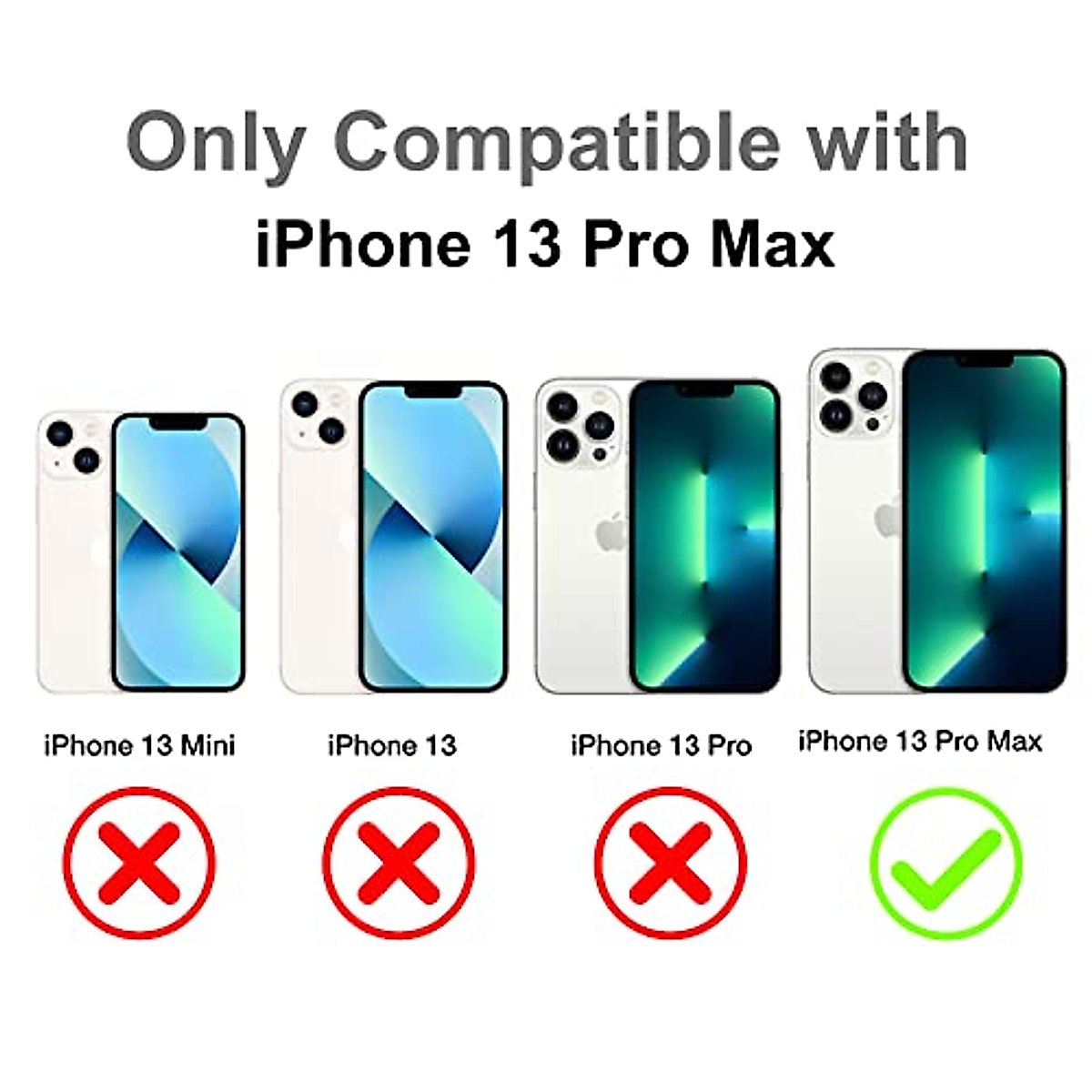 tharlet Compatible with iPhone 13 Pro Max Wallet Clear Case with Card Holder, Non-Yellowing Phone Case, Precision Cut-Outs and TPU Bumper for Shock Absorption, Anti-Scratch Smudge-Proof (Matte Clear)