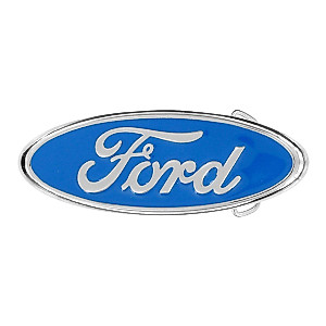 Ford Blue Logo with chrome plated Brass Belt Buckle