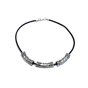 PAXCOO 4336827944 100Pcs Black Waxed Cord with Clasp Bulk for Bracelet Necklace and Jewelry Making (20 Inches)