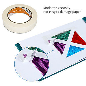 JSY Tape, self-Adhesive Acid-Free Tape Masking Tape, General Purpose Masking Tape Bulk Multipack for Basic Use (1 inch x 180 feet)