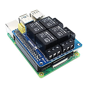 PiRelay EXPANSION BOARD FOR RASPBERRY PI Raspberry Pi A+/B+/2B/3B/3B+ Loads up to 240VAC/7A,125VDC/10A by SB Components