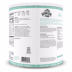 Augason Farms Southwest Chili Mix Net wt. 3 lbs 10 oz (1.65 kg)