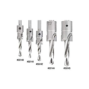 Amana Tool 55142 Carbide Tipped Shankless Counterbore with Slow Spiral #24 Screw 3/4 D x 3/8 Drill D x 3/8 Drill SHK