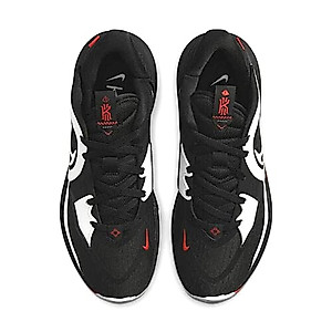 Nike Kyrie 5 Low Men's Basketball Shoes Black/White-Chile Red DJ6012-001 9.5