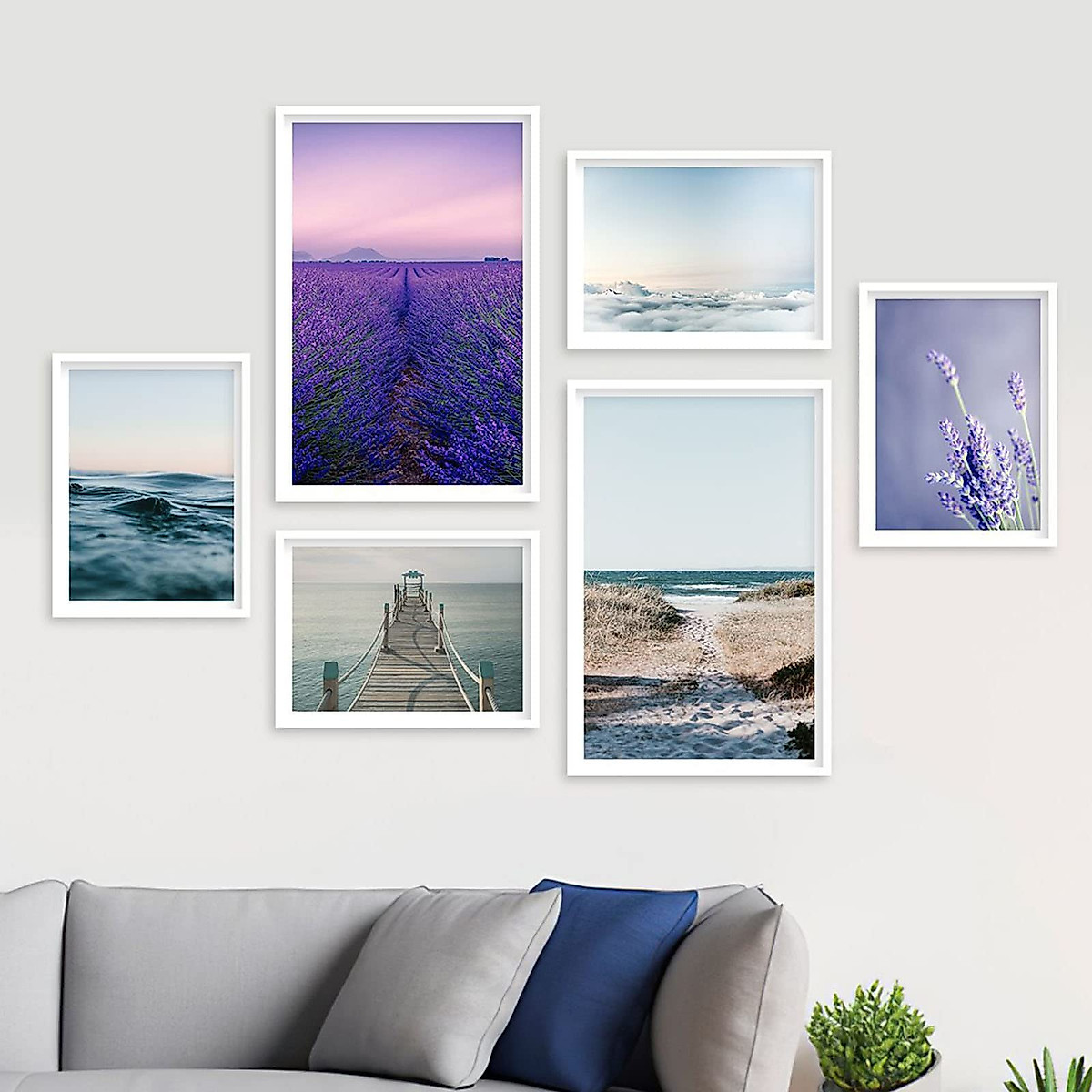 Double Sided Tape 2 Pack Heavy Duty, (3/4" Width, Total 20 FT) Clear Adhesive Waterproof Removable Double Sided Mounting Tape for Carpet Fix, Home Office Wall Decor, DIY Crafts, Car Glass Decor