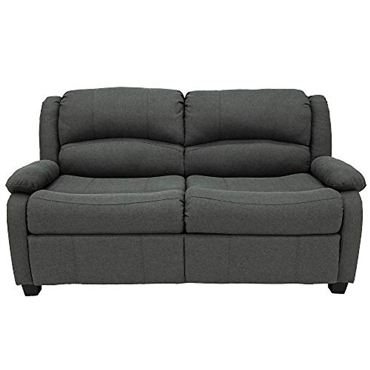 RecPro 65" RV Hide A Bed Loveseat | RV Sleeper Sofa | Cloth | Memory Foam Mattress | Pull Out Couch | RV Furniture | RV Loveseat | RV Living Room Furniture | RV Couch (Fossil)