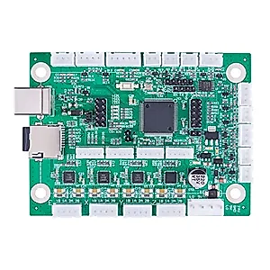 OMTech K40+ Laser Engraver Motherboard Upgrade, Replacement Control Board for CNC CO2 Laser Cutter Engraver Machines with Rotary Axis Autofocus Support, Smoothie Mainboard for LightBurn K40 Engraving