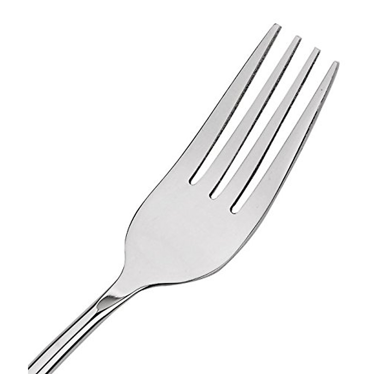 Ximkee 8 Pieces, Korean Stainless Steel Rice Spoon/Soup Spoon/Coffee Spoon - Long-handled Great Circle (Forks)