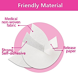 TailaiMei 120 Pcs Eyeshadow Shields, Eyeshadow Stencil for Prevent Makeup Residue, Lint Free Gel Pad for Eyeliner, Eyelash Extensions and Lip Makeup