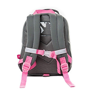 Cocomilo 12" Cartoon 3D Cat Toddler Backpack for Kids Waterproof Preschool Baby Bag for Boys and Girls with Ant-lost Leash (Elephant)