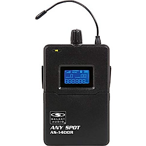 Galaxy Audio AS-1400-4 Band Pack Wireless In-Ear Personal Monitor System, Code M (516 MHz - 558 MHz)