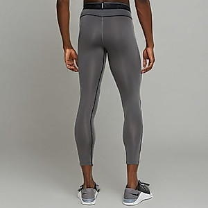 Nike Pro Dri-Fit 3/4 Tights Men's Size Large Gray