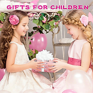 Edunass Wrapping Paper Girls Birthday Wrapping Paper Sheets,Purple Castle Pink Gift Wrapping Paper Set Gift Wrap Birthday Paper(6 Sheets 28" Lx20 W per Sheet)