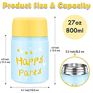 SSAWcasa Thermos for Hot Food, 27oz Soup Thermos for Adults, Wide Mouth Stainless Steel Food Thermos Jar, Insulated Lunch Container with Spoon, Leak Proof Thermal Bento Box Flask Meal Carrier