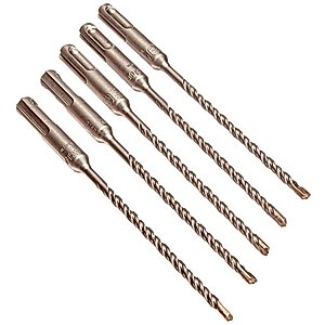 BOSCH HC2011B5 5-Pack 3/16 in. x 4 in. x 6 in. Bulldog SDS-Plus Rotary Hammer Bit