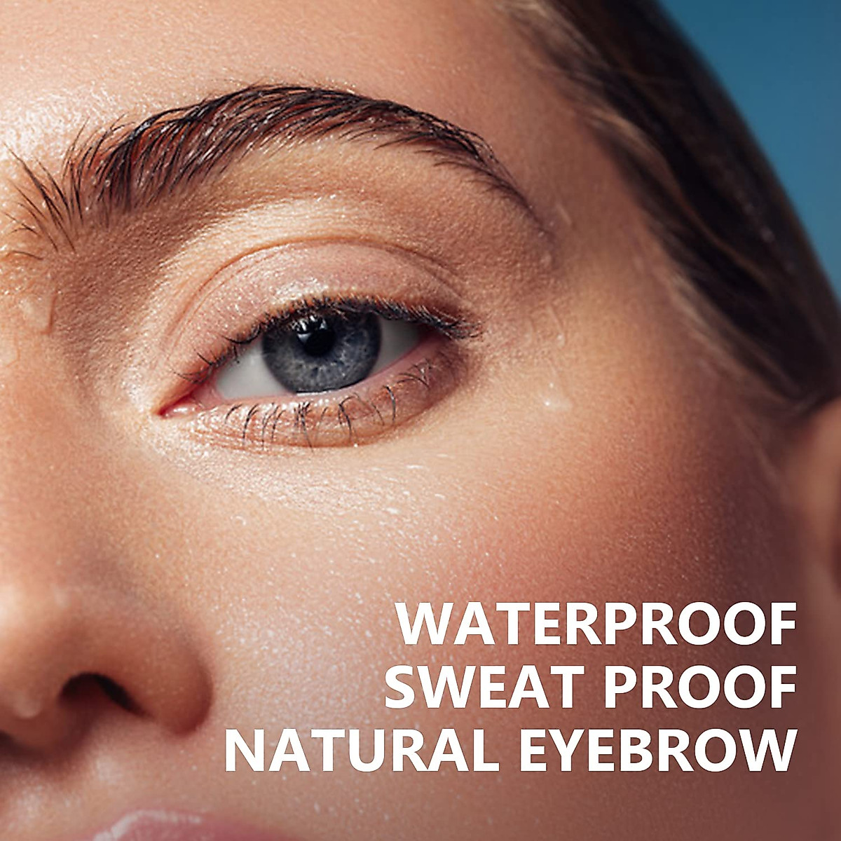 iMethod Eyebrow Tattoo Peel Off Tint - Tattoo Brow with Eyebrow Stencils, Eye Brow Tint, Eyebrow Tattooed, Eyebrow Stain, Longlasting, Waterproof, Easy to Use, Dark Brown