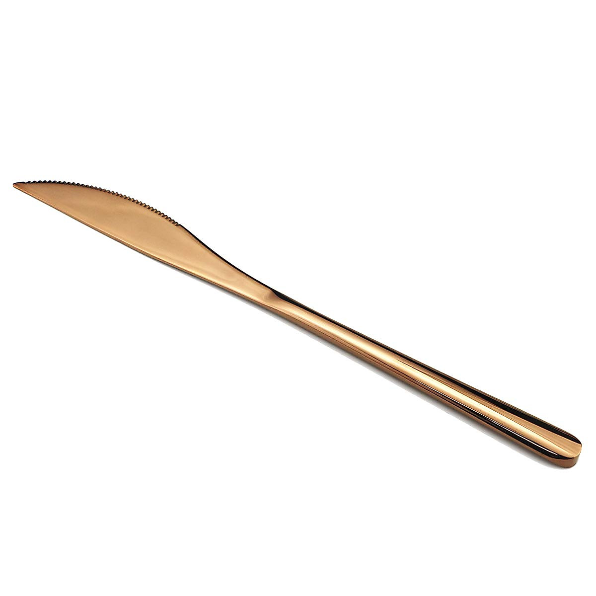 Copper Silverware Set,puzhler 20-Piece 304 Stainless Steel Flatware Cutlery Set for 4,Mirror Polished Rose Gold Tableware Set Ideal for Home Kitchen Hotel Restaurant,Includes Forks Spoons Knives