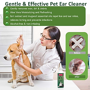 Wolftail Dog Eye Wipes & Dog Ear Wipes & Dog Ear Cleaner