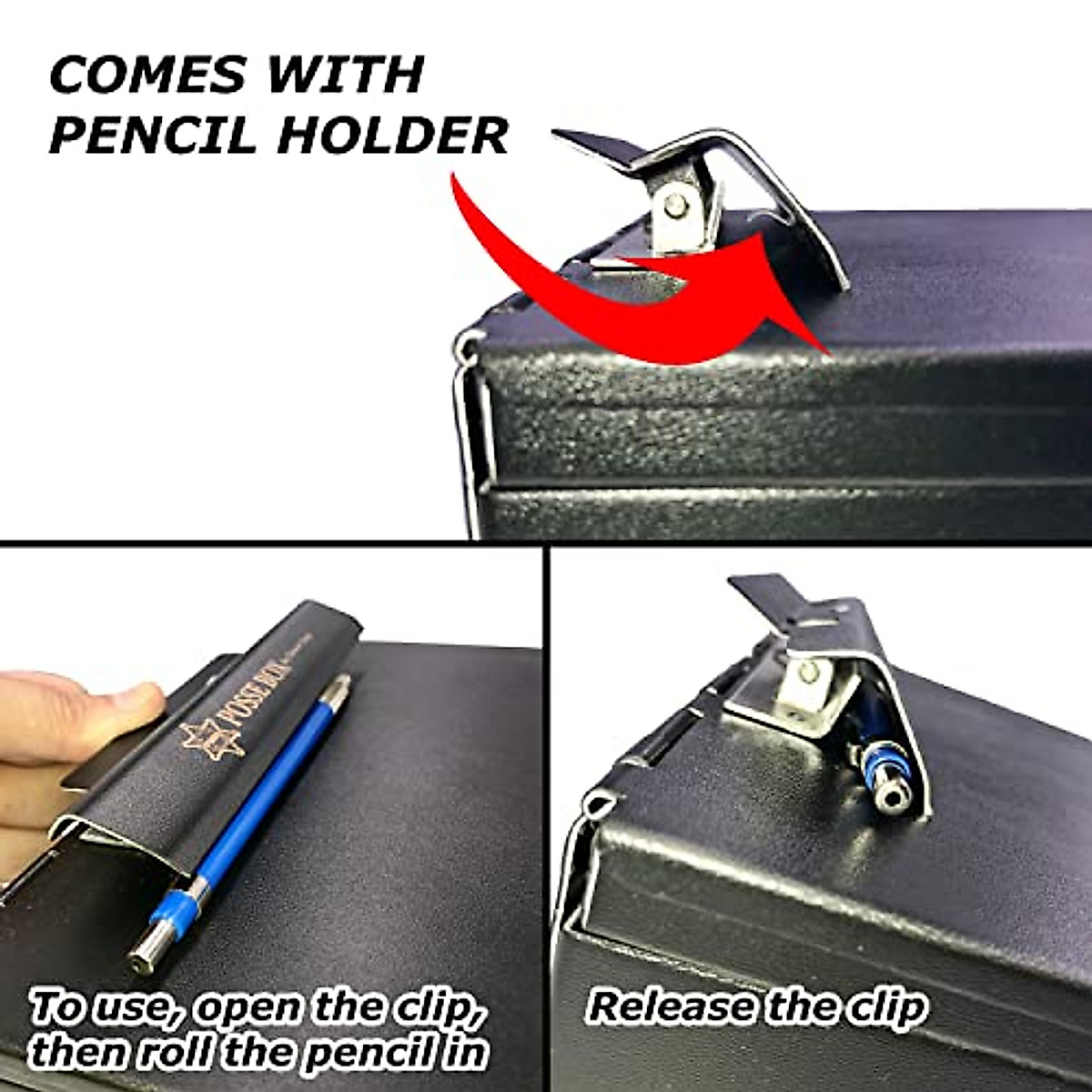 Posse Box Posse - Box Bottom Open - Black - PB37C-BV